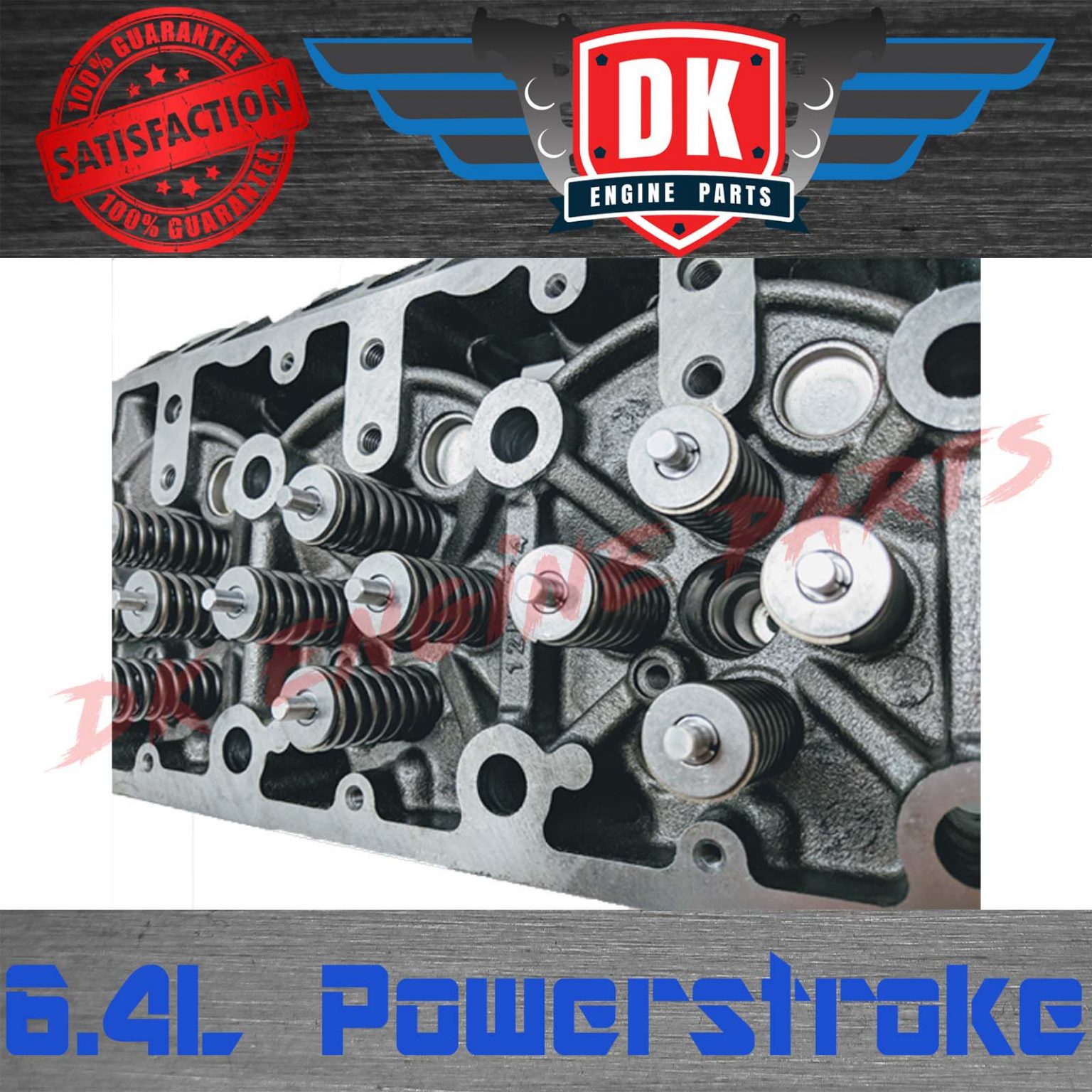 Brand New Cylinder Head Complete with Valve Train Components - DK-FD6 ...