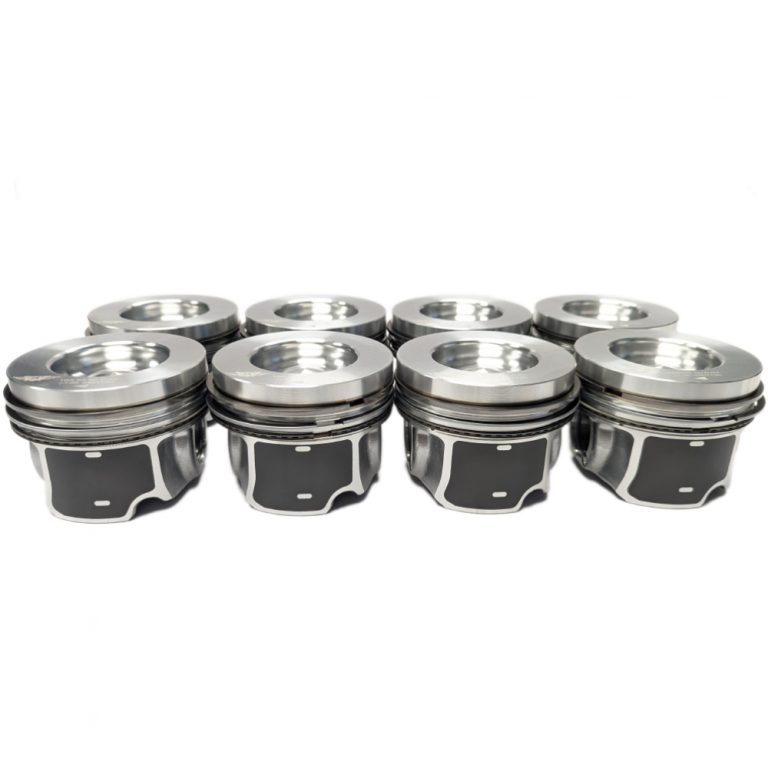 Pistons w/ Ring Set (8) - LML Duramax